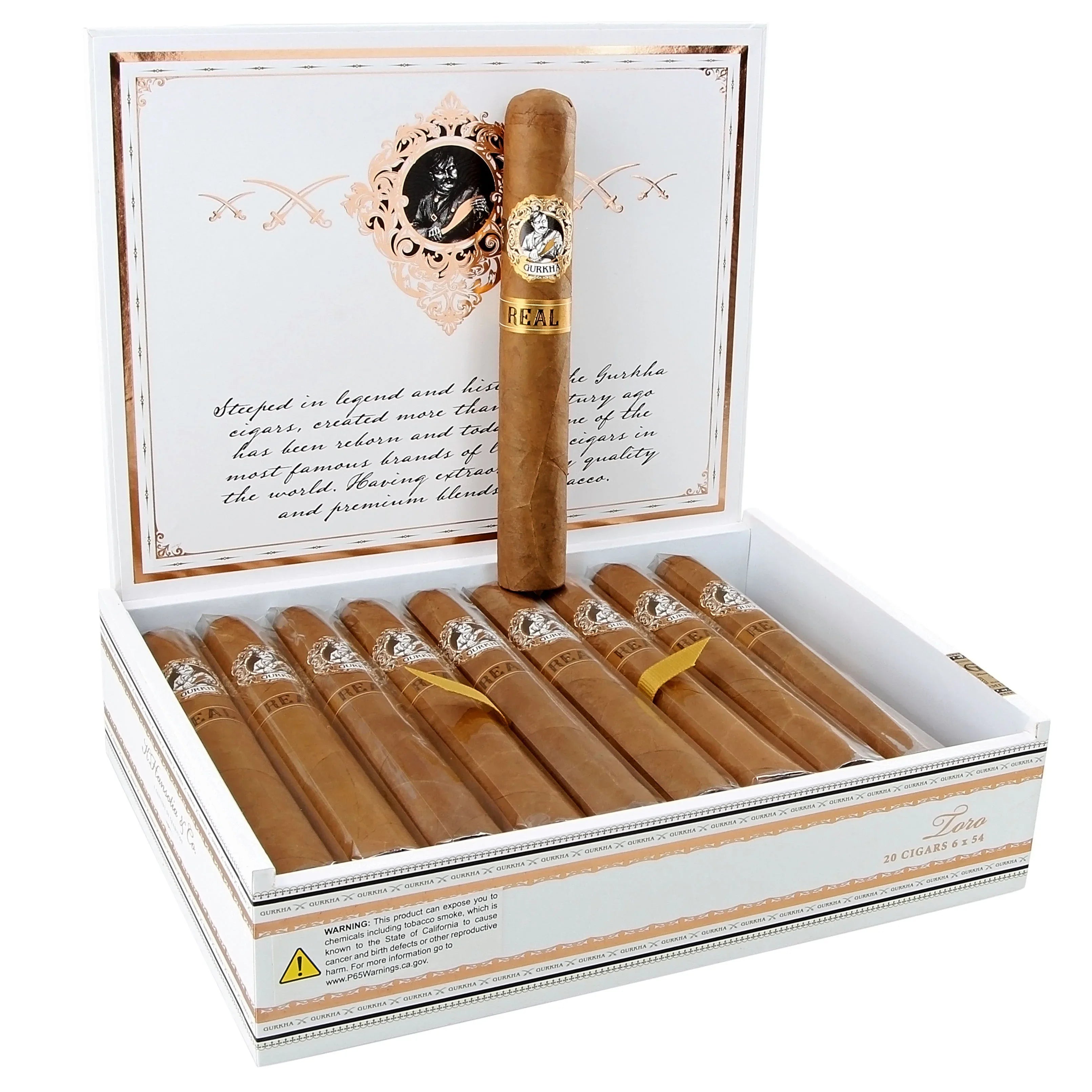 Gurkha Real Toro Cigars | Smooth Connecticut Shade Fine Cigar – Cigar Inc